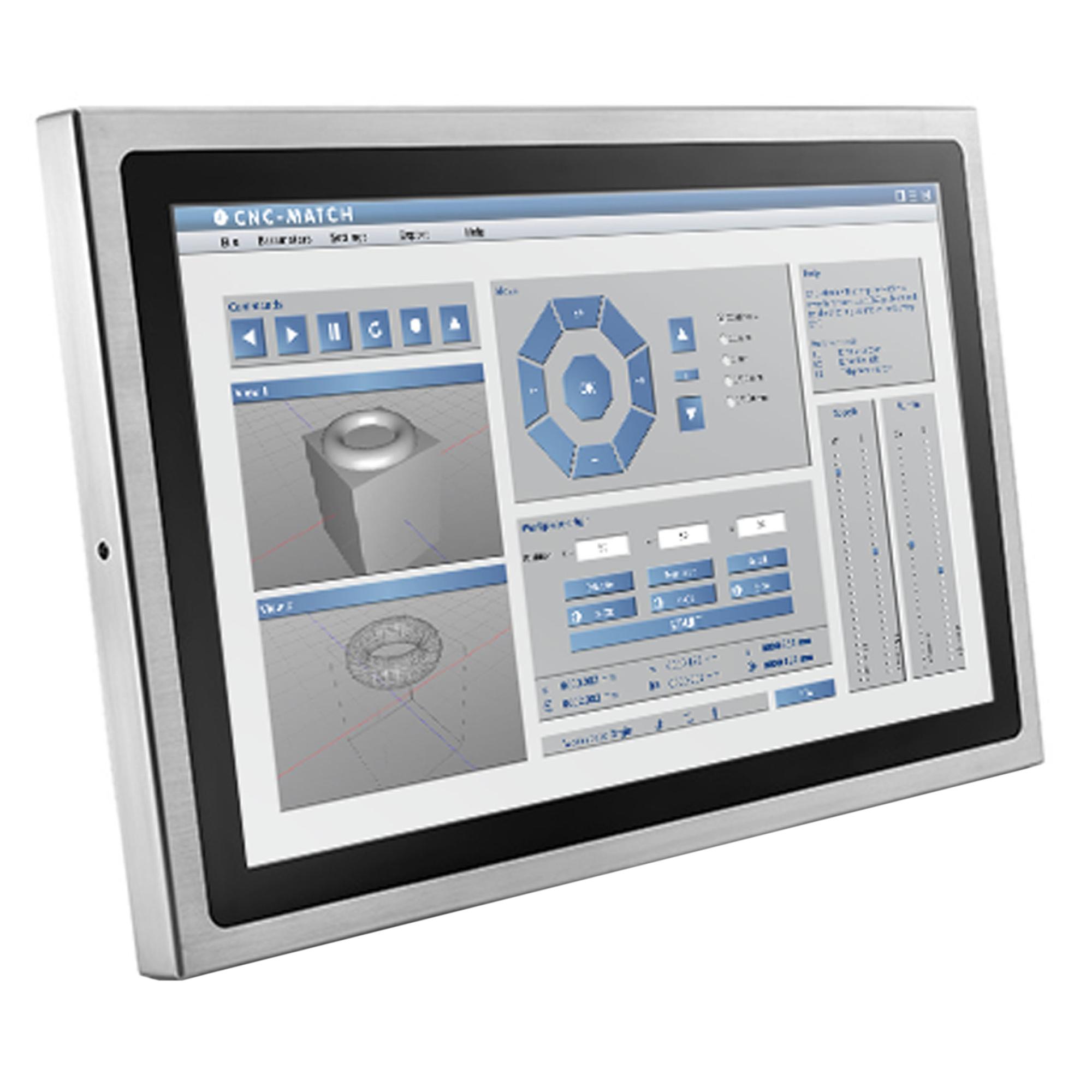 Hygrolion 225, 21,5", Panel PC, IP66, Celeron J6412, 8GB, 128GB TLC SSD ...