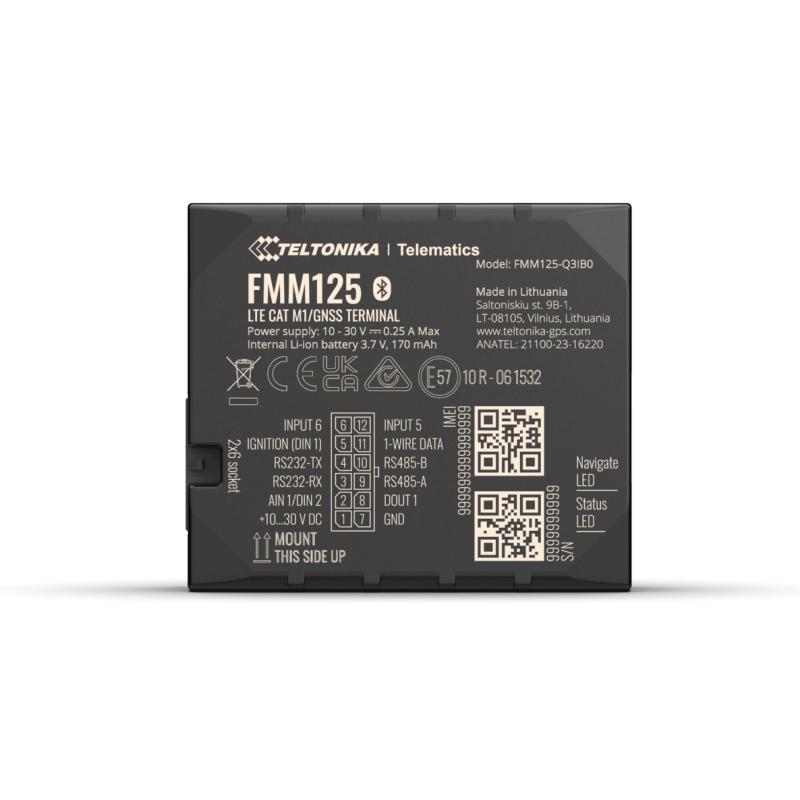 Teltonika FMM125 vielseitiger 4G LTE Cat M1 Tracker mit RS232, RS485 ...